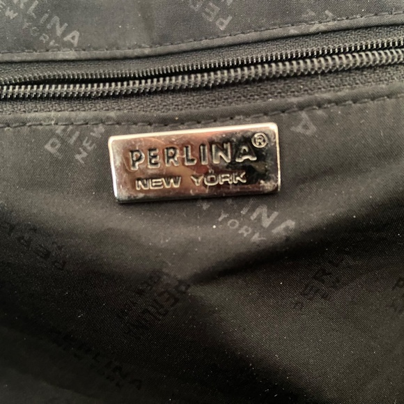 Perlina | Bags | Perlina New York Black Leather Tote | Poshmark